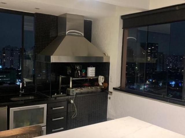 Aconchegante cobertura para venda em Campo Belo com 3 quartos, sendo 3 suítes, 197m² mayer boacnin