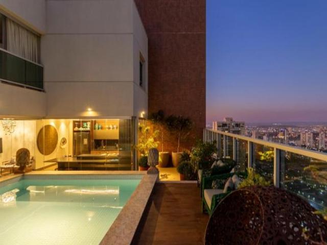 Agradável cobertura para venda em Residencial Morro do Ipê com 4 quartos, sendo 4 suítes, 591m²