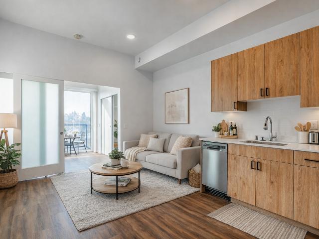 Atrium Welcome to South Seattle’s Newest Modern Living Experience — Steps From the Light Rail 1 Bedroom Apartment for Rent at 7324 Martin Luther King Jr Way S, Seattle, WA 98118 Brighton