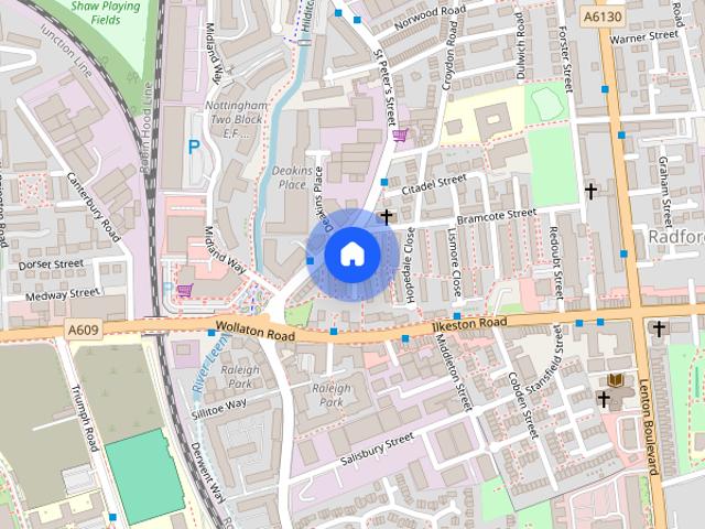 Auckland Close, Nottingham, NG7