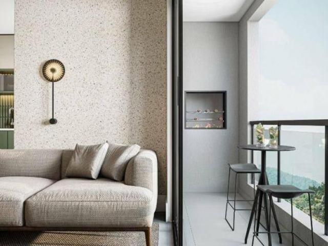 Audace Apto 54m² 2 quartos, sacada gourmet e 1 vaga no Centro