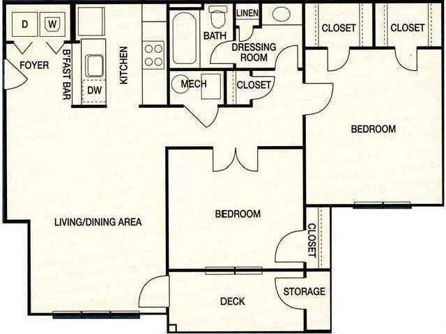 Augusta Commons 2 Bedroom Apartment for Rent at 705 Powers Ferry Rd Se, Marietta, GA 30067