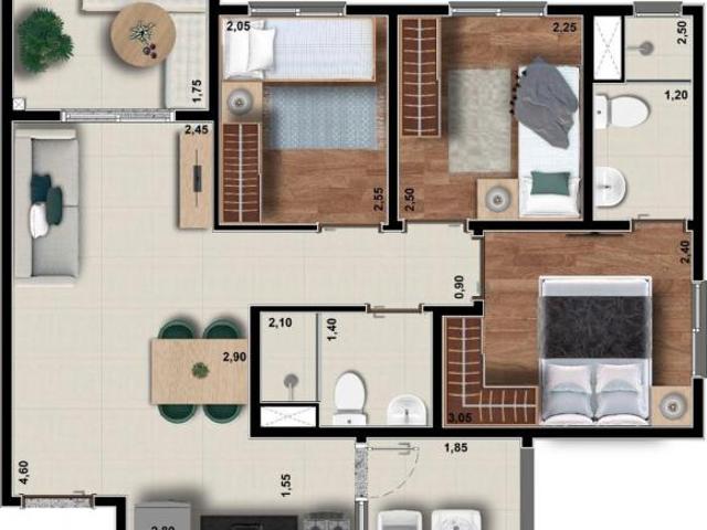 Auge Morumbi Residencial com suite e sacada chaves Maio de 2027