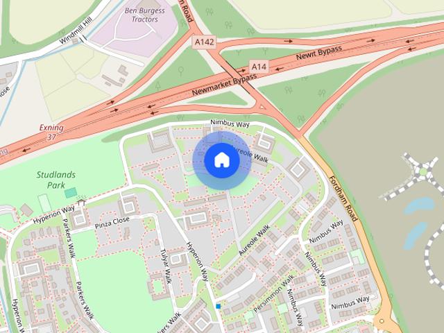 Aureole Walk, Newmarket