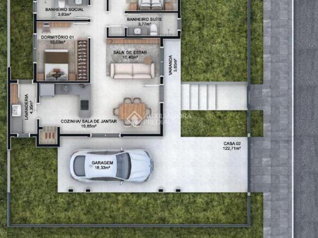 Auxiliadora Predial vende casa de 3 quartos no Bairro Industrial em Dois Irmãos