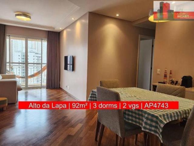 Av. Diogenes Ribeiro de Lima, 2991 Alto da Lapa, 92m², Reserva Vila Lobos