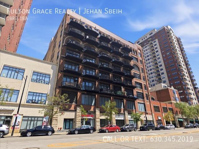 Available July 1st! Sun filled Top Floor 1bed/1bath Loft In South Loop with In unit Washer/Dryer!