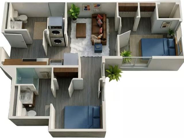 Avalon Pointe 2 Bedroom Apartment for Rent at 2602 Hume Pl, Austin, TX 78705 West University