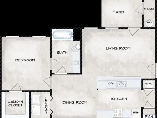AveCDC Terrace 1 Bedroom Apartment for Rent at 4004 Irvington Blvd, Houston, TX 77009 Northside Village