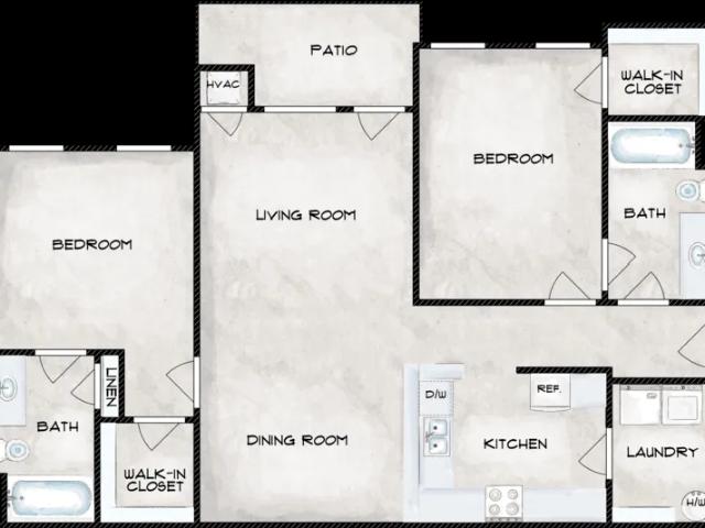 AveCDC Terrace 2 Bedroom Apartment for Rent at 4004 Irvington Blvd, Houston, TX 77009 Northside Village