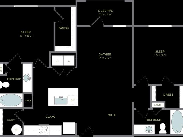 Aventine Northshore 3 Bedroom Apartment for Rent at 1971 Willow Loop Way, Knoxville, TN 37922