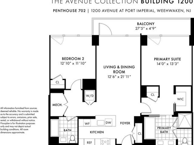 Avenue At Port Imperial Apt,weehawken, Condo For Sale