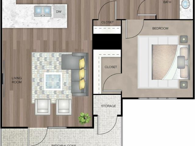 Avenue on 34th 2 Bedroom Apartment for Rent at 2136 W 34th St, Houston, TX 77018 Oak Forest Garden Oaks