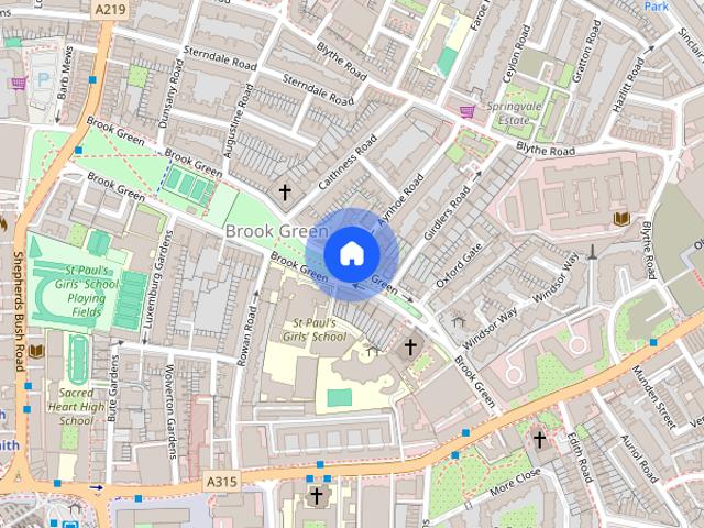 Aynhoe Road, Brook Green, Hammersmith, London, W14