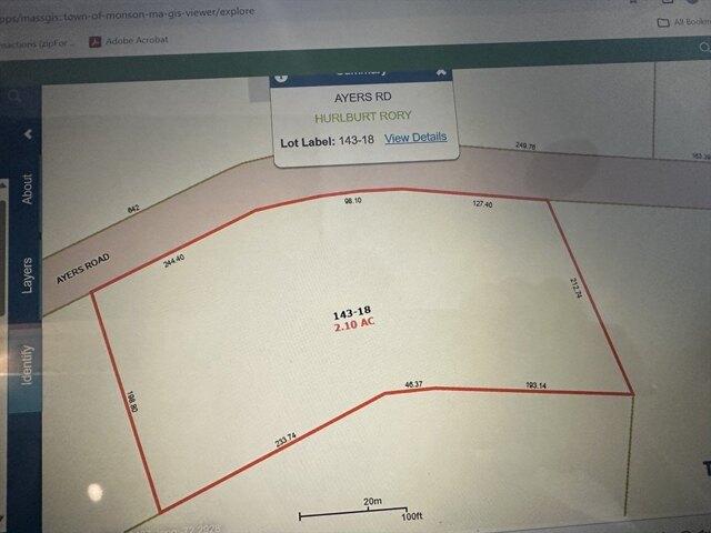 Ayres Parcel,monson, Plot For Sale