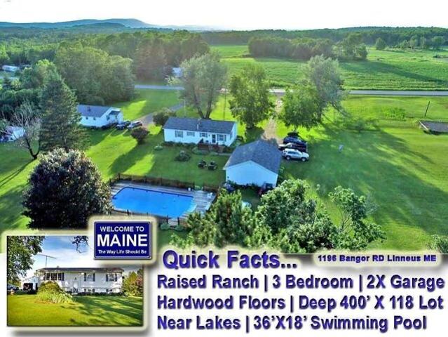 Bangor Rd, Linneus, Home For Sale