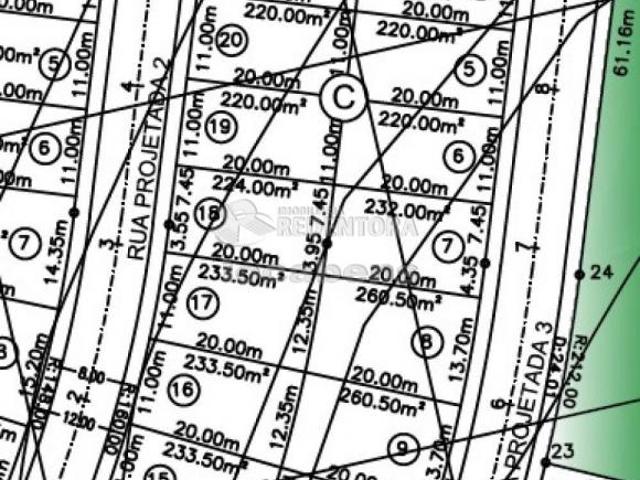 Bady Bassit lote de 260,5m² aceita financiamento