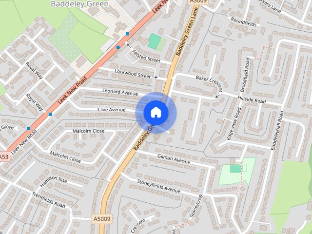 Baddeley Green Lane, Milton