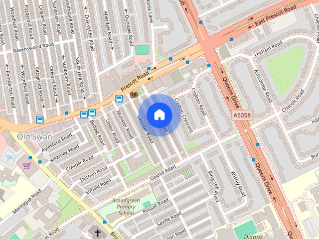 Baden Road, Old Swan, Liverpool, Merseyside, L13