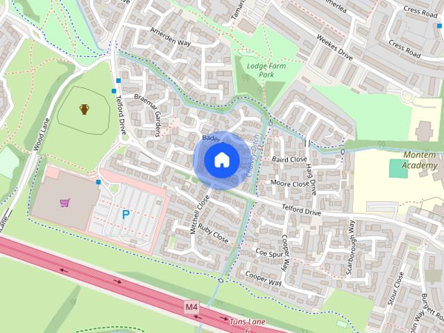 Bader Gardens, Slough, Berkshire, SL1
