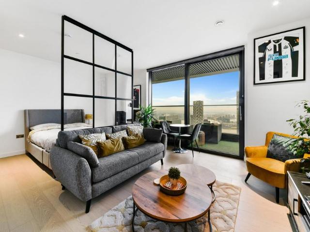 Bagshaw Building, Wardian, Canary. Studio to rent £2,600 pcm £600 pw