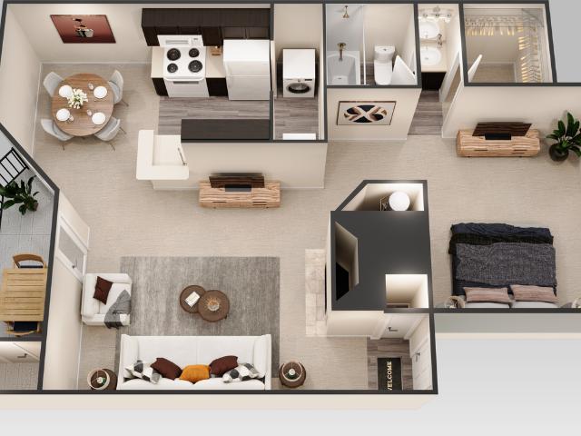 Bahama Glen Apartments 1 Bedroom Apartment for Rent at 2540 Bahama Dr, Dallas, TX 75211