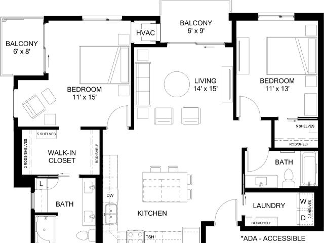Ballantrae Apartments II 2 Bedroom Apartment for Rent at 3810 Ballantrae Rd, Eagan, MN 55122