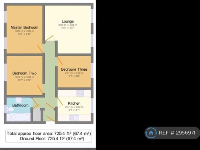 Barley Mews, Peterborough, PE2 3 bed flat to rent £1,150 pcm £265 pw