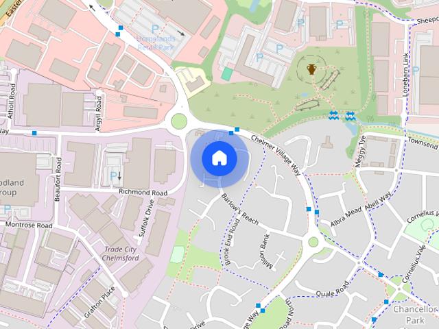 Barlows Reach, Chelmer Village, Chelmsford, Essex, CM2