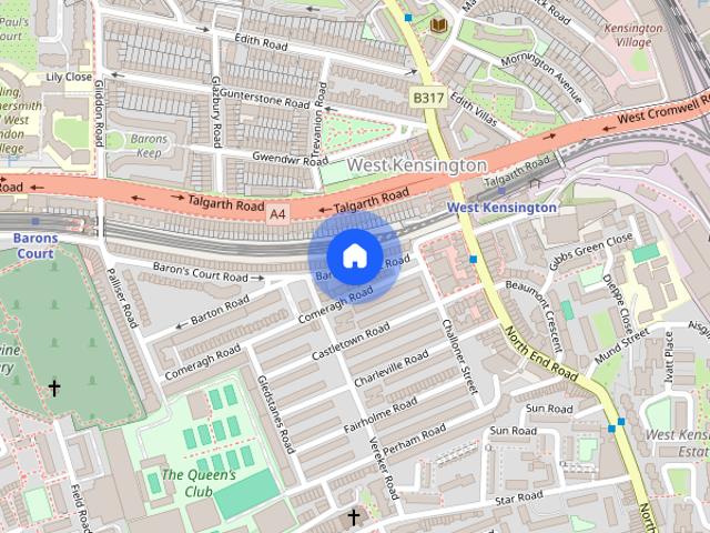 Barons Court Road, LONDON, W14 9DT