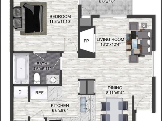 Barrow 1 Bedroom Apartment for Rent at 247 E Southwest Pkwy, Lewisville, TX 75067 Timber Creek Square