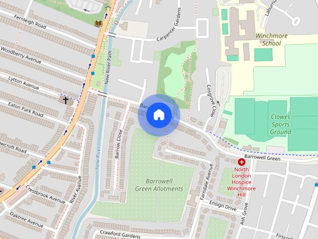 Barrowell Green, Winchmore Hill, N21
