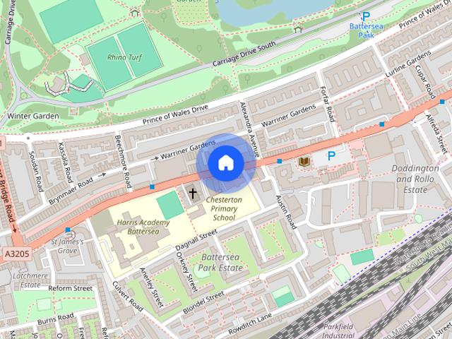 Battersea Park Road, Battersea