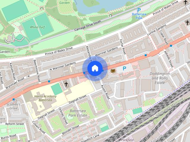 Battersea Park Road, London