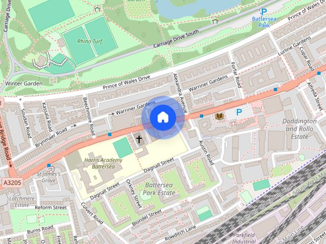 Battersea Park Road, London