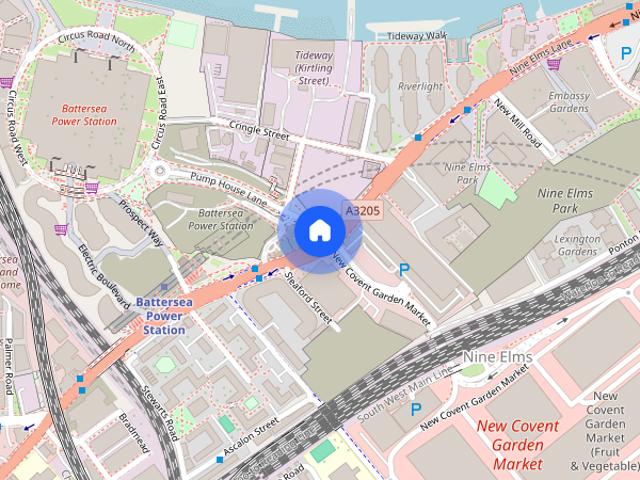 Battersea Park Road, SW8, Nine Elms, London, SW8