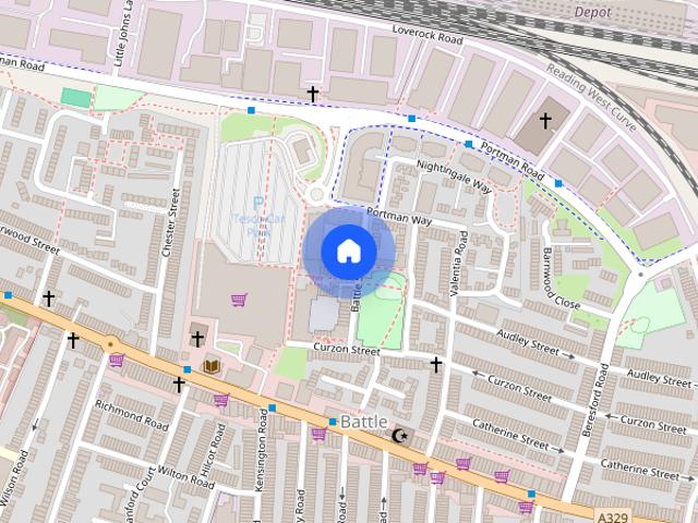 Battle Square, Reading, RG30
