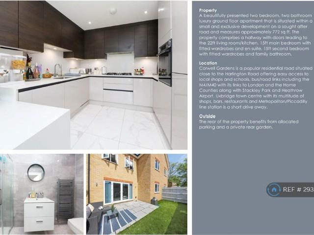 Bathroom Ground Floor Apartmen. 2 bed flat to rent £1,995 pcm £460 pw