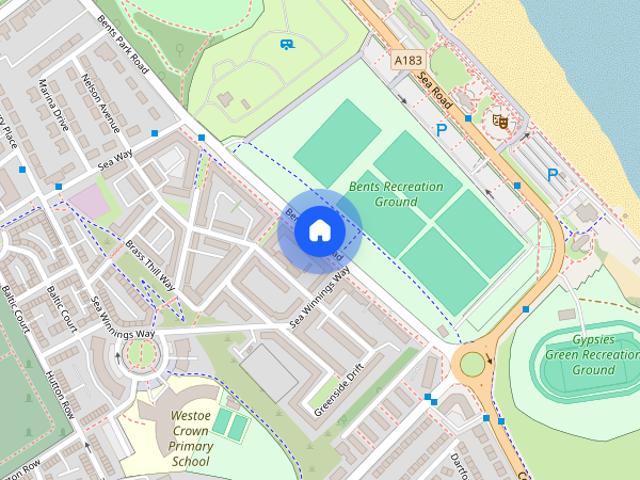 Bents Park Road, Westoe Crown Village, South Shields