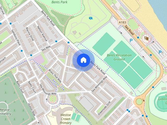 Bents Park Road, Westoe Crown Village, South Shields