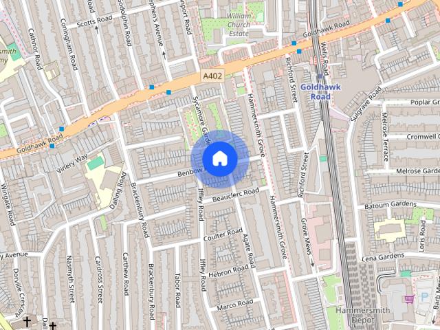 Benbow Road, Hammersmith, London