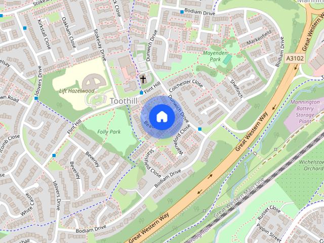 Beaulieu Close, Toothill, Swindon, SN5