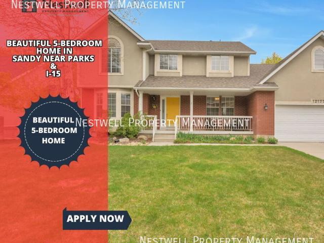 Beautiful 5 Bedroom Home in Sandy Near Parks & I 15
