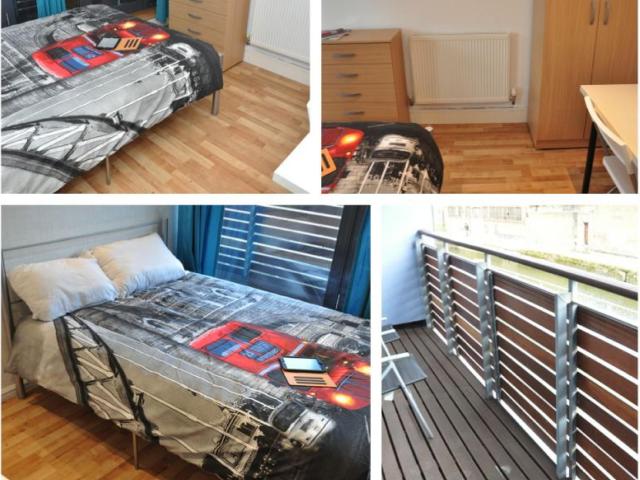 Beautiful bedroom in 2 bedroom flat in Limehouse Has a Room