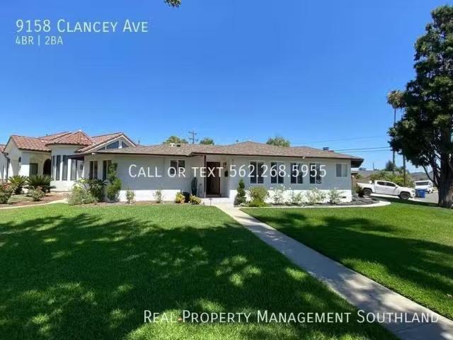 Beautiful Home for Rent in Downey! 9158 Clancey Ave