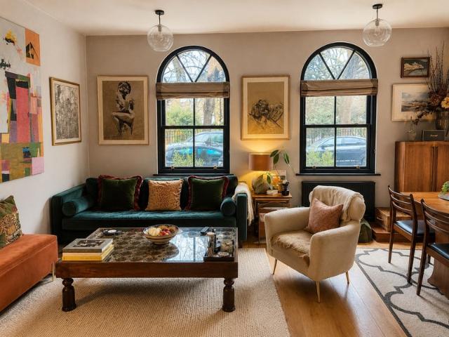 Beautiful one bed flat overlooking Clapton Square