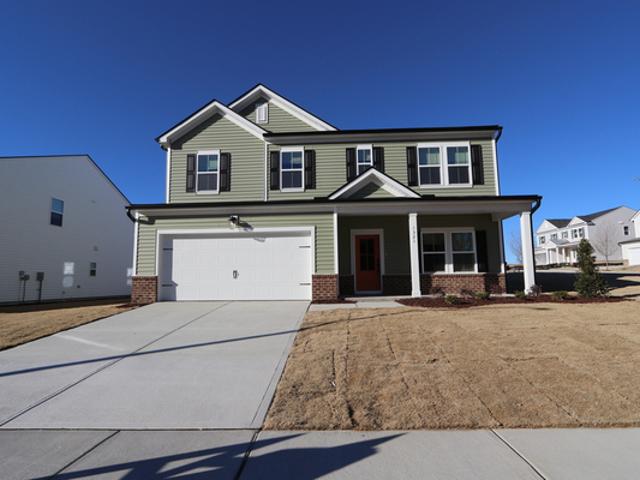 Beautiful single family home located in convenient Northeast Raleigh. This stunning new construction home features 5 bedrooms and 4 baths, plus a loft and first floor office tucked away at the owner's entry.