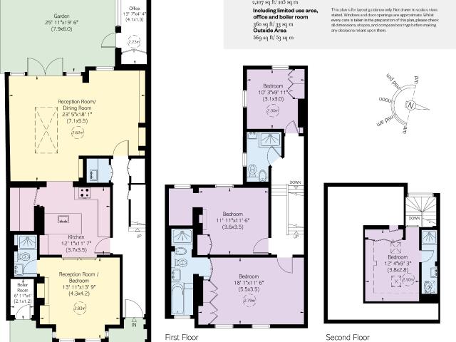 Beautifully decorated four bedroom family home with west facing garden to rent in Battersea