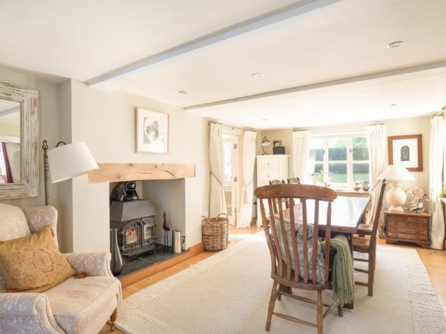 Beautifully presented period cottage in a glorious location with substantial barn and grounds