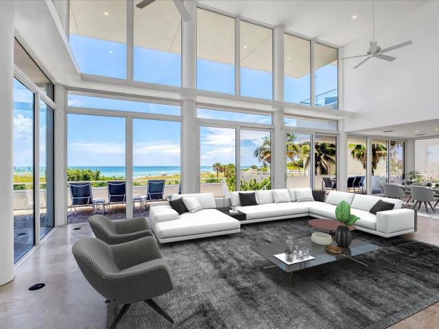 Beach Access & Gulf Views From This Incredible Luxury Home on Longboat Key
